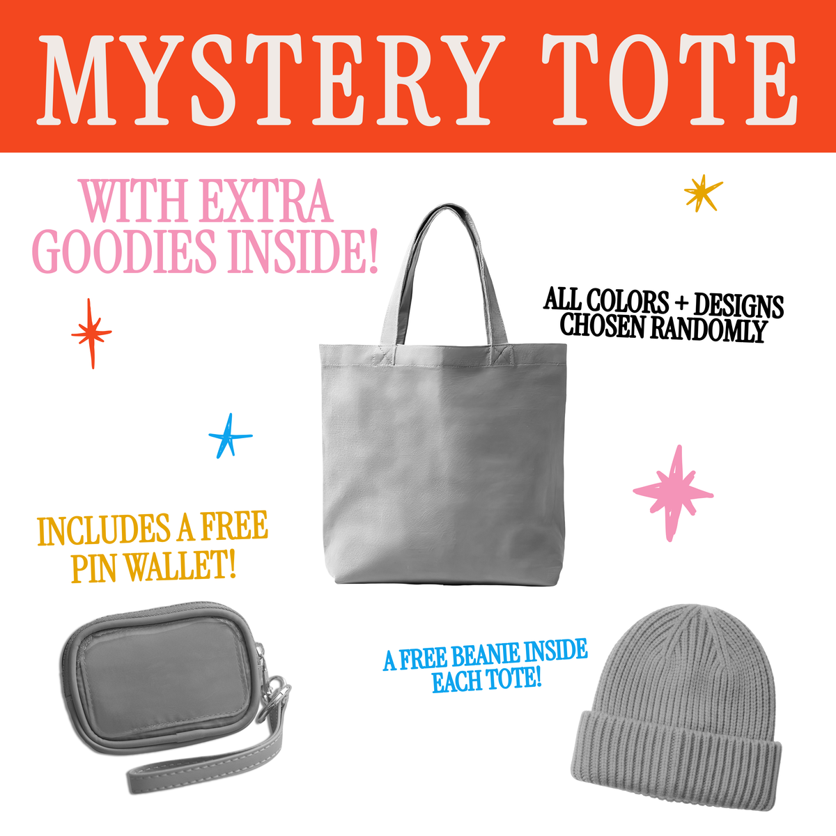 MYSTERY TOTE + MORE – A FAN OF